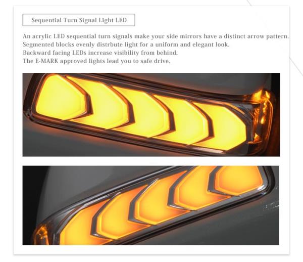 18+ Toyota Sienna Vertical Arrow Sequential Turn Signal with OEM Match ...